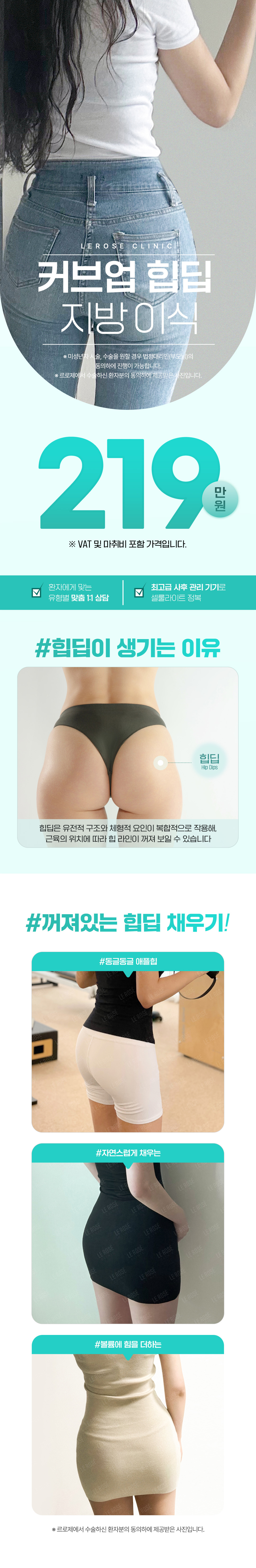 르로제 커브업 힙딥 지방이식 - 르로제의원